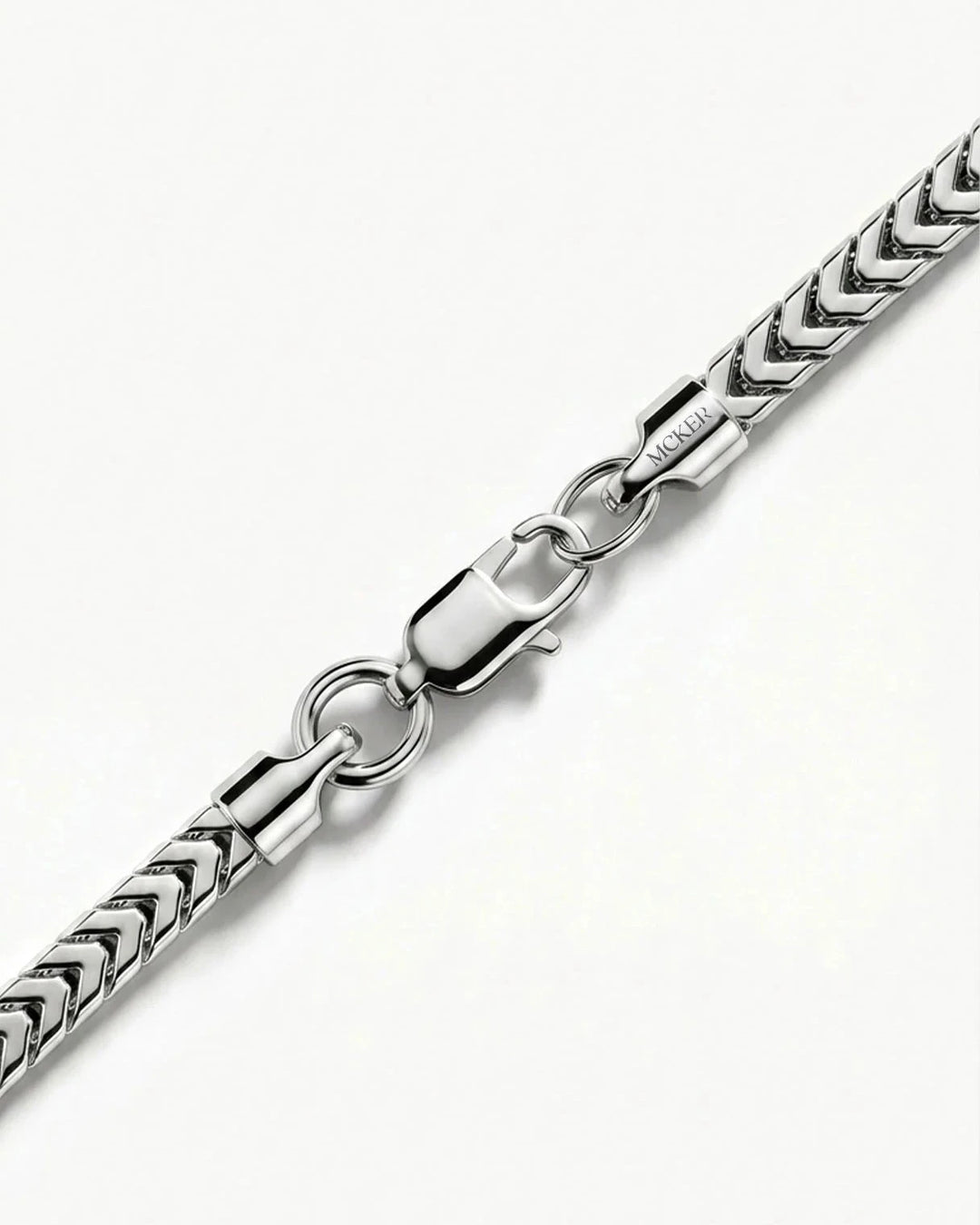 Sterling Silver Diamond-Cut Franco Chain Necklace | 3mm | MCKER